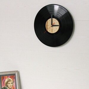 Vinyl Record Clock Retro Clock Wooden Wall Clock Record Clock - Etsy