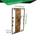 Wooden Clock Industrial Clock Modern Wall Clock Rustic Wall Clock ...