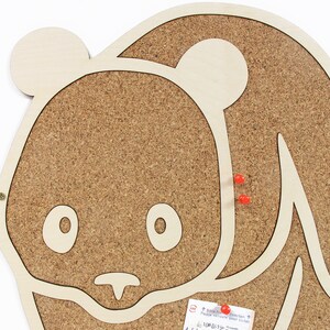 Framed Cork Board Panda Corkboard Panda Gifts Pin Board Pin Display ...