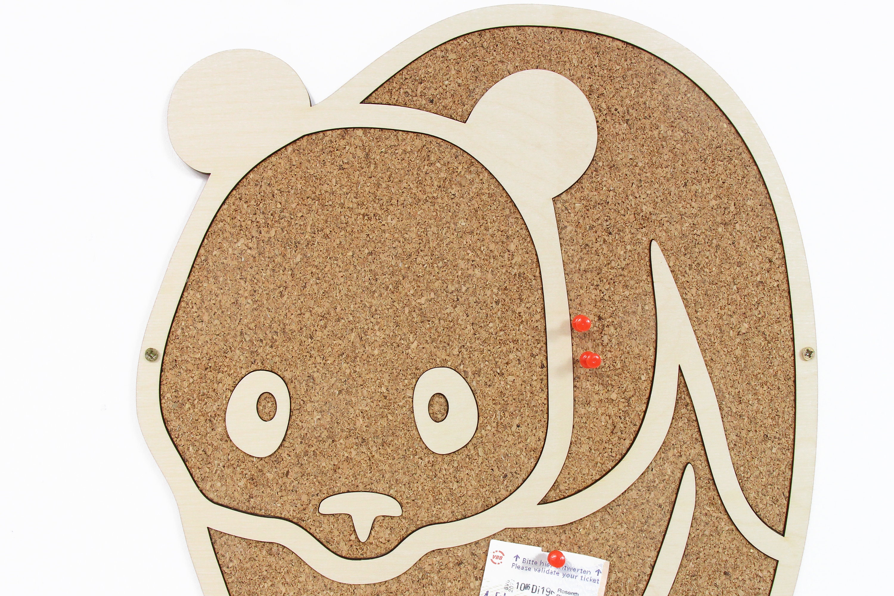 Framed Cork Board Panda Corkboard Panda Gifts Pin Board Pin - Etsy