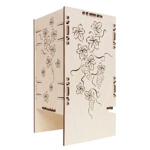 Wooden Wine Holder - Boxed Wine Holder - Boxed Wine Package - Wooden ...