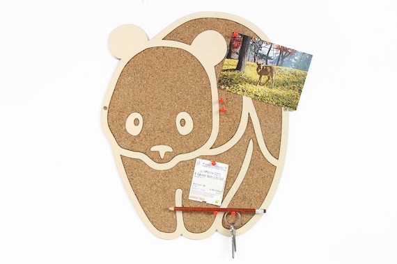 Framed Cork Board Panda Corkboard Panda Gifts Pin Board Pin | Etsy