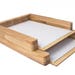 Paper Tray, 1 Stage, Desk Tray, Paper Storage Wood, Desk Tray Wood ...