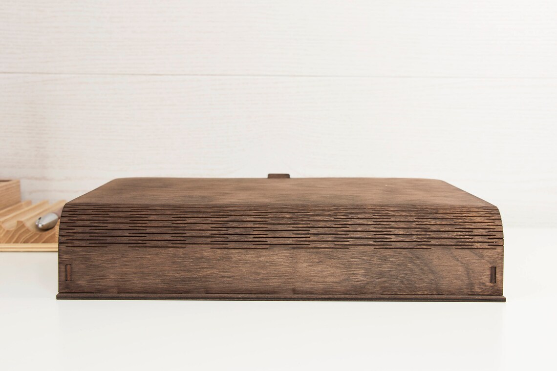 Book Sleeve Memory Box Book Box Wedding Keepsake Box Wood - Etsy