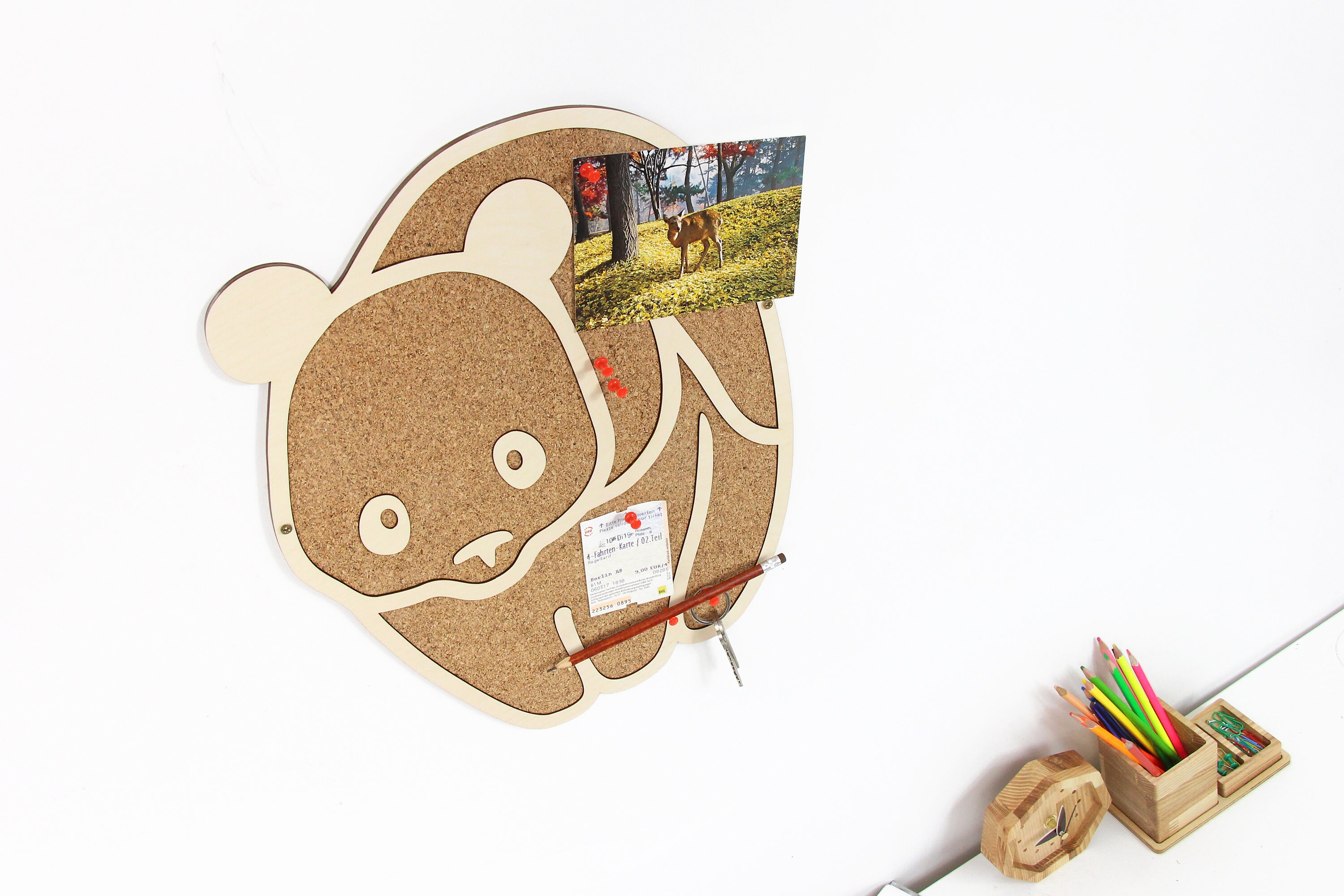 Framed Cork Board Panda Corkboard Panda Gifts Pin Board Pin - Etsy