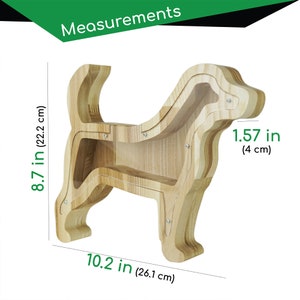 Dog Piggy Bank, Custom Piggy Bank, Dog Money Box, Dog Lover Gift ...