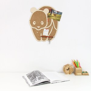 Framed Cork Board Panda Corkboard Panda Gifts Pin Board Pin Display ...