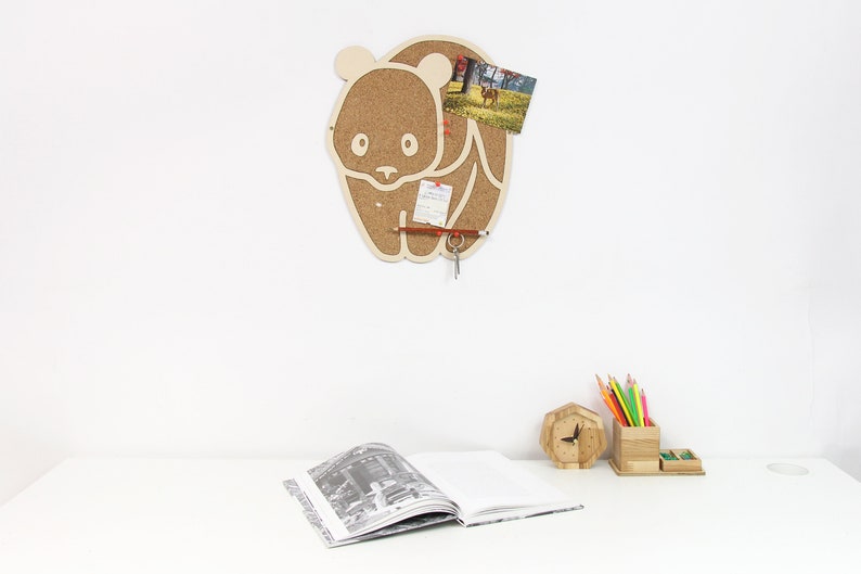 Framed Cork Board Panda Corkboard Panda Gifts Pin Board Pin - Etsy
