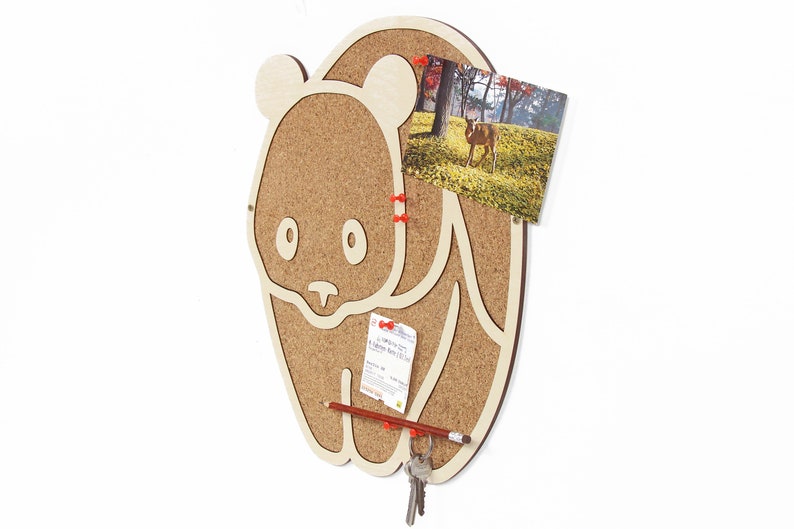 Framed Cork Board Panda Corkboard Panda Gifts Pin Board Pin - Etsy