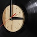 Vinyl Record Clock Retro Clock Wooden Wall Clock Record Clock - Etsy