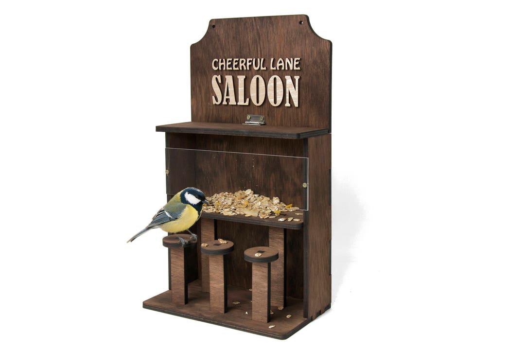 Personalized Birdfeeder Wood Birdfeeder Bird Feeder Garden Gifts Bird ...