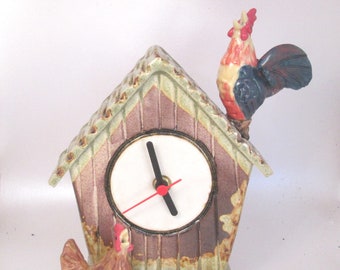Cockerel Clock - Etsy