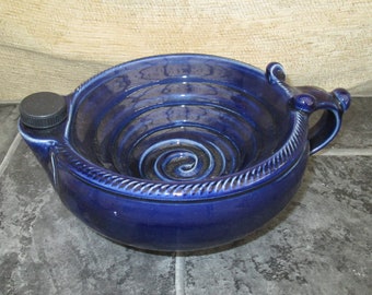 Large 2 Shaving Scuttle Bowl Teak by Steve Woodhead - Etsy