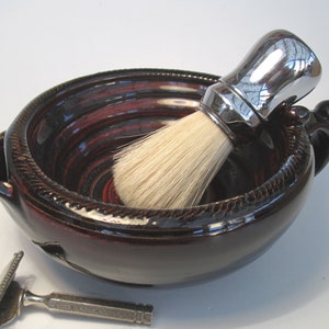 Mega #3 Shaving Scuttle Bowl Teak by Steve Woodhead - Etsy