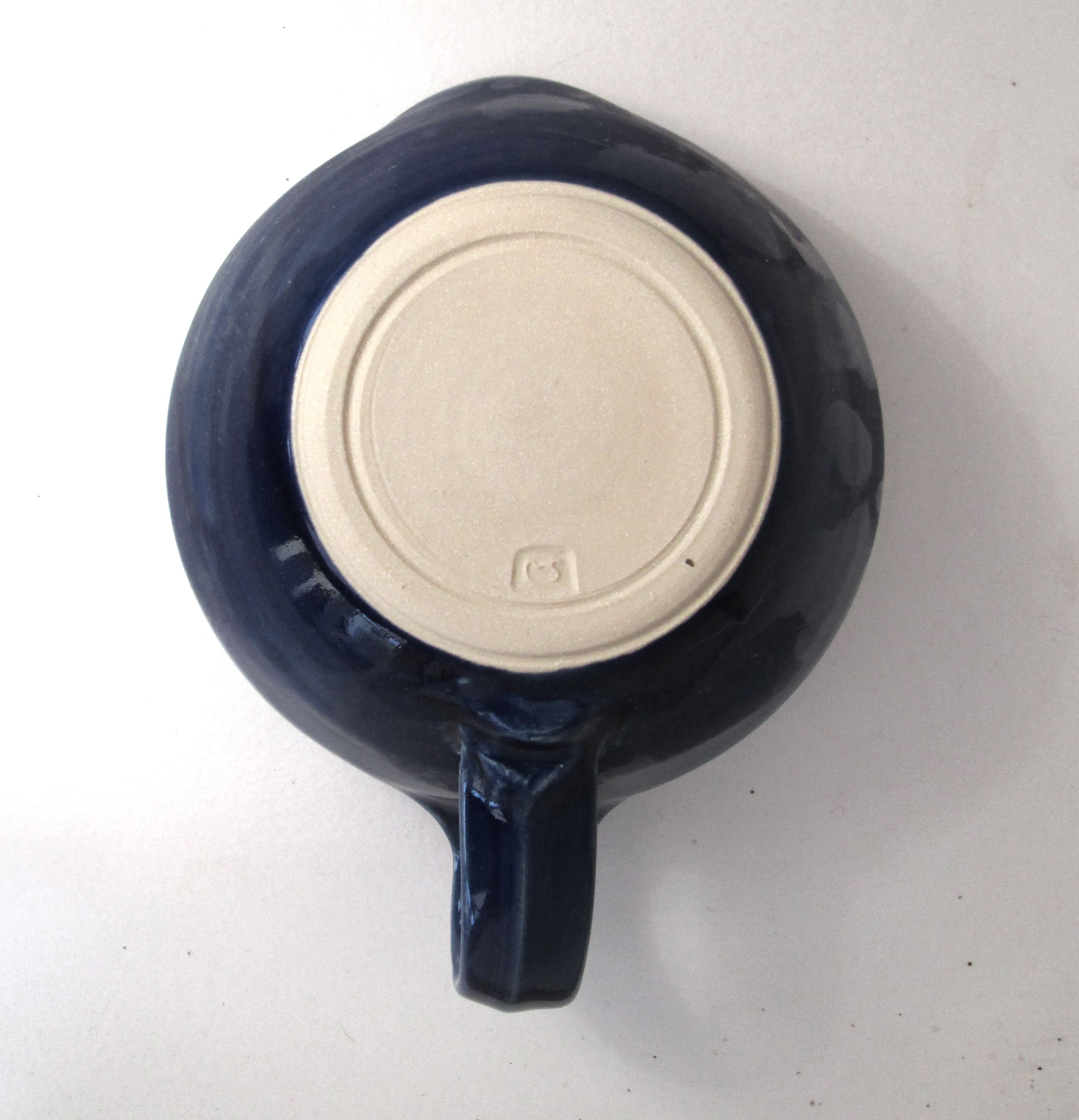 Large 2 Shaving Scuttle Bowl Blue by Steve Woodhead | Etsy