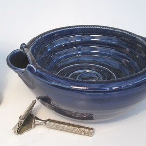 Mega #3 Shaving Scuttle Bowl Blue by Steve Woodhead - Etsy
