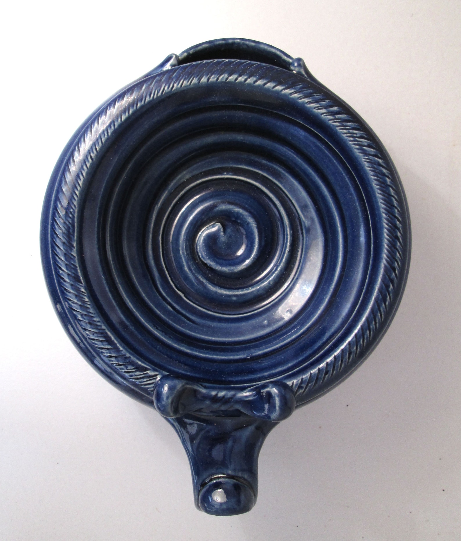 Large 2 Shaving Scuttle Bowl Blue by Steve Woodhead - Etsy