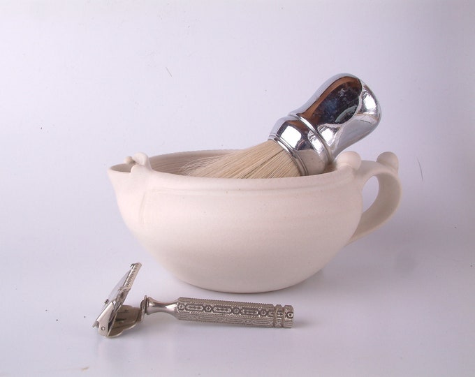 Shaving Suribachi Scuttle Bowl Ivory Large 2 by Steve - Etsy