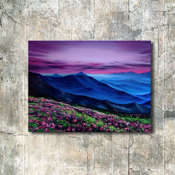 Alpine Painting - Etsy