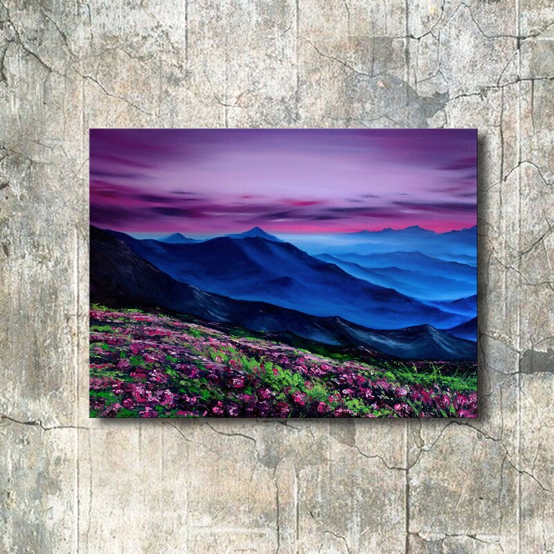 Alpine Painting - Etsy