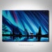 Canada art Large Northern lights art Aurora Borealis art Extra | Etsy