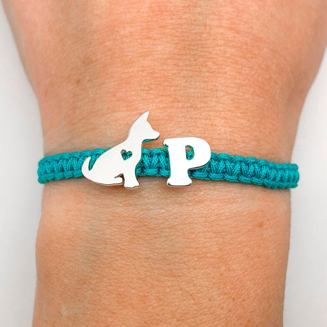 Wolf Cub Dog Bracelet – Sterling Silver German Shepherd Puppy ...