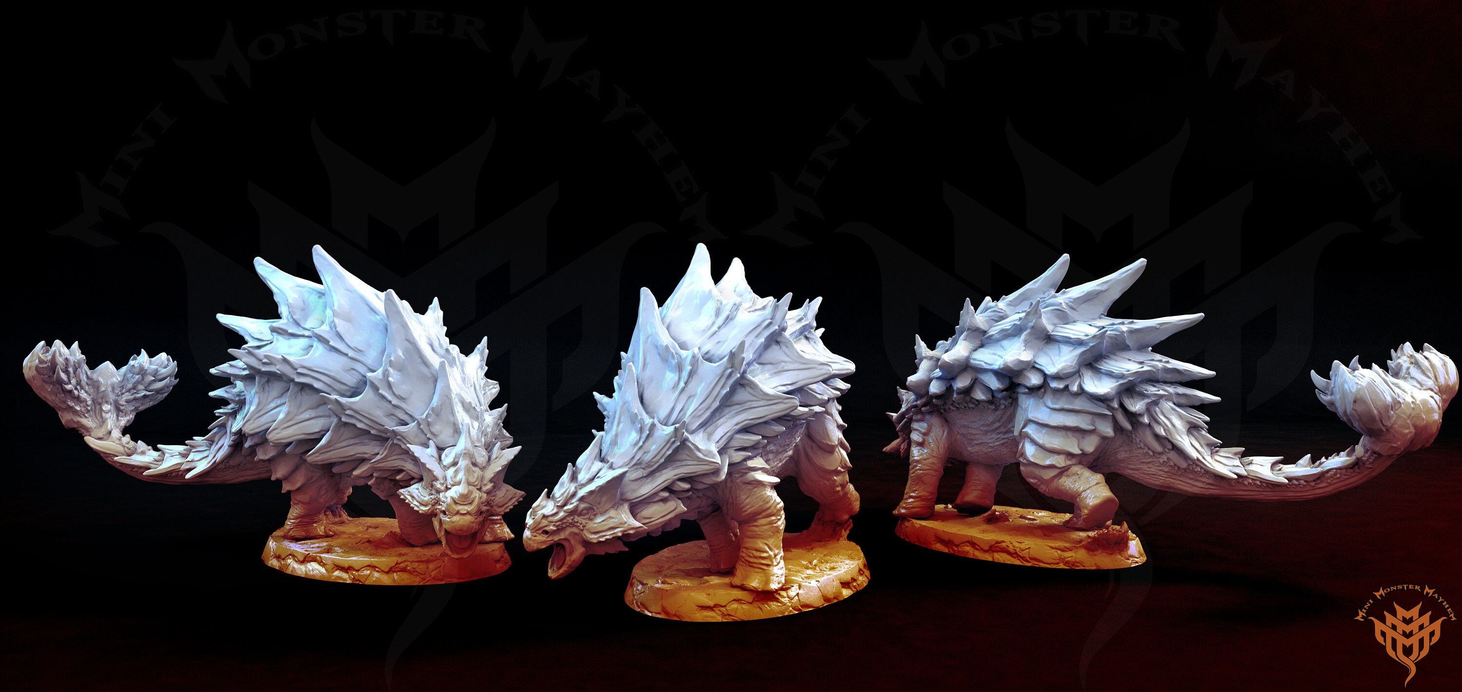 Ankylosaurus Miniature DND Pathfinder Tabletop RPG | Etsy