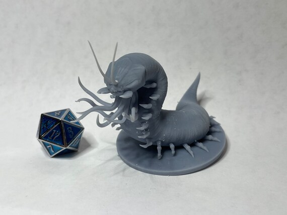 Carrion Crawler Miniature DND Pathfinder Tabletop RPG | Etsy