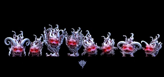 Infernal Leech Miniature DND Pathfinder Tabletop RPG | Etsy