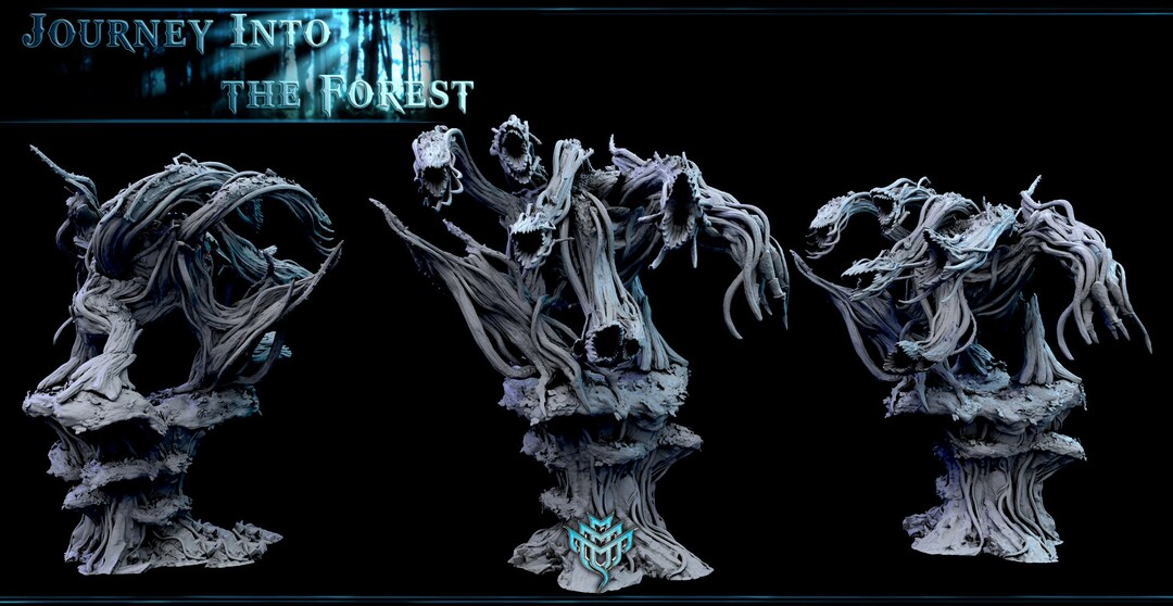 Timber Hydra Miniature DND Pathfinder Tabletop RPG - Etsy