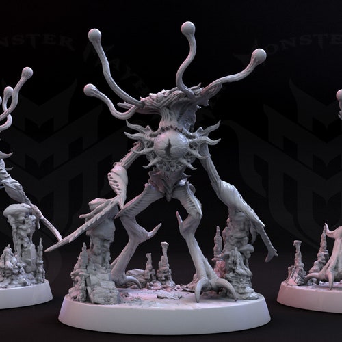 Neothelid Miniature DND Pathfinder Tabletop RPG | Etsy