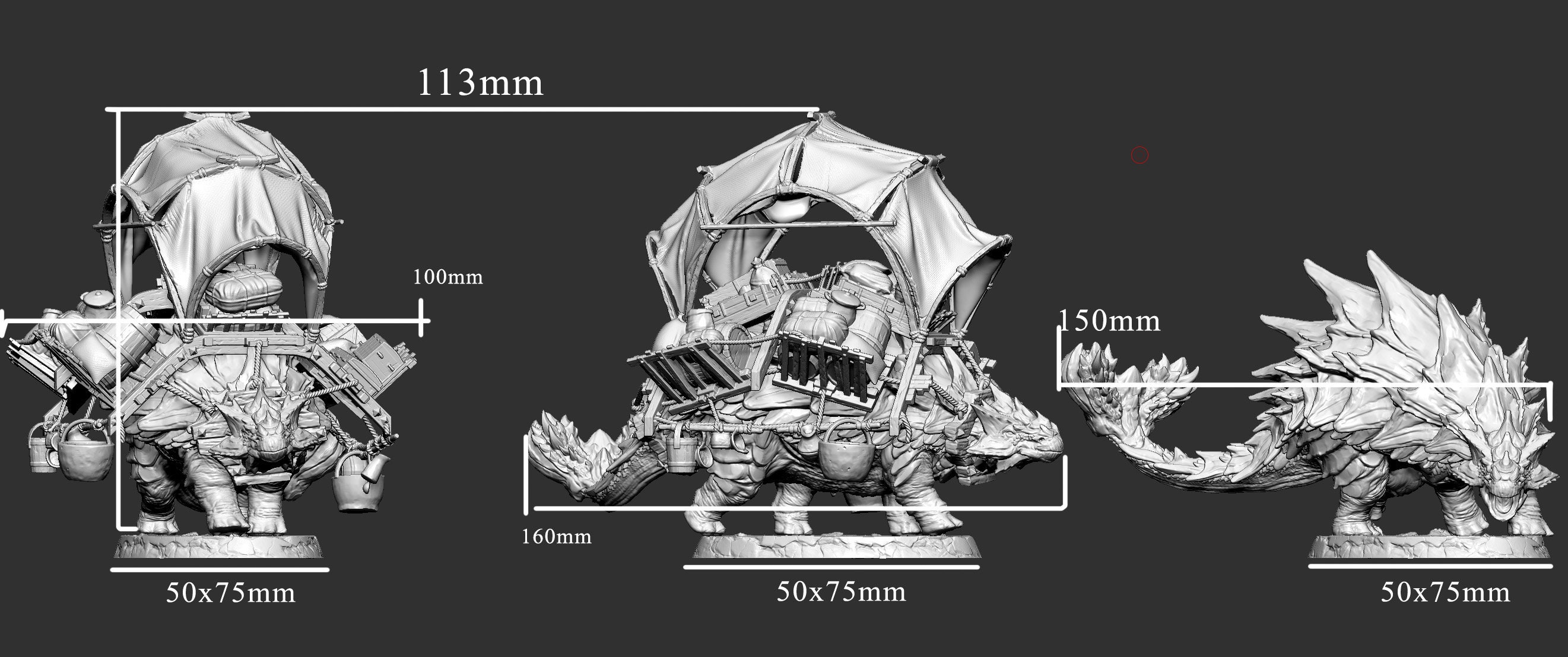 Ankylosaurus Miniature DND Pathfinder Tabletop RPG | Etsy