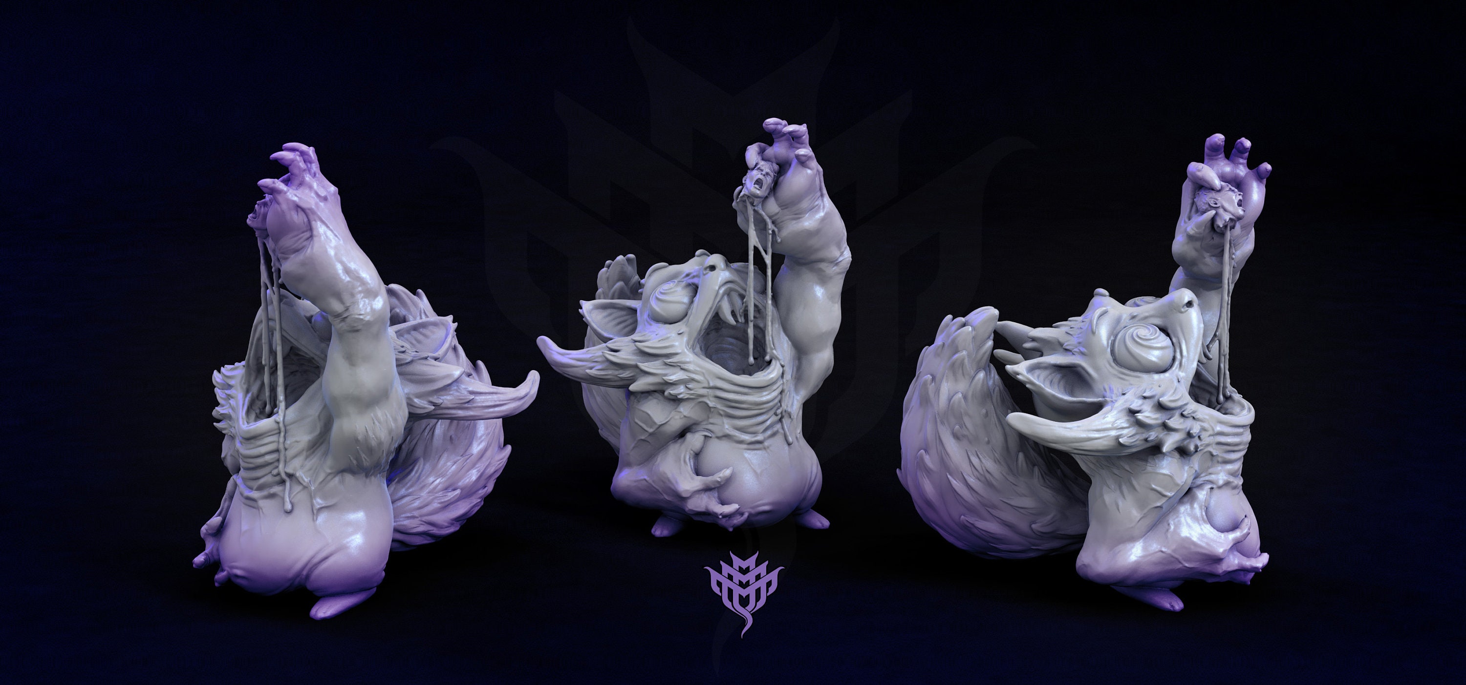 Trash Panda Miniature DND Pathfinder Tabletop RPG - Etsy