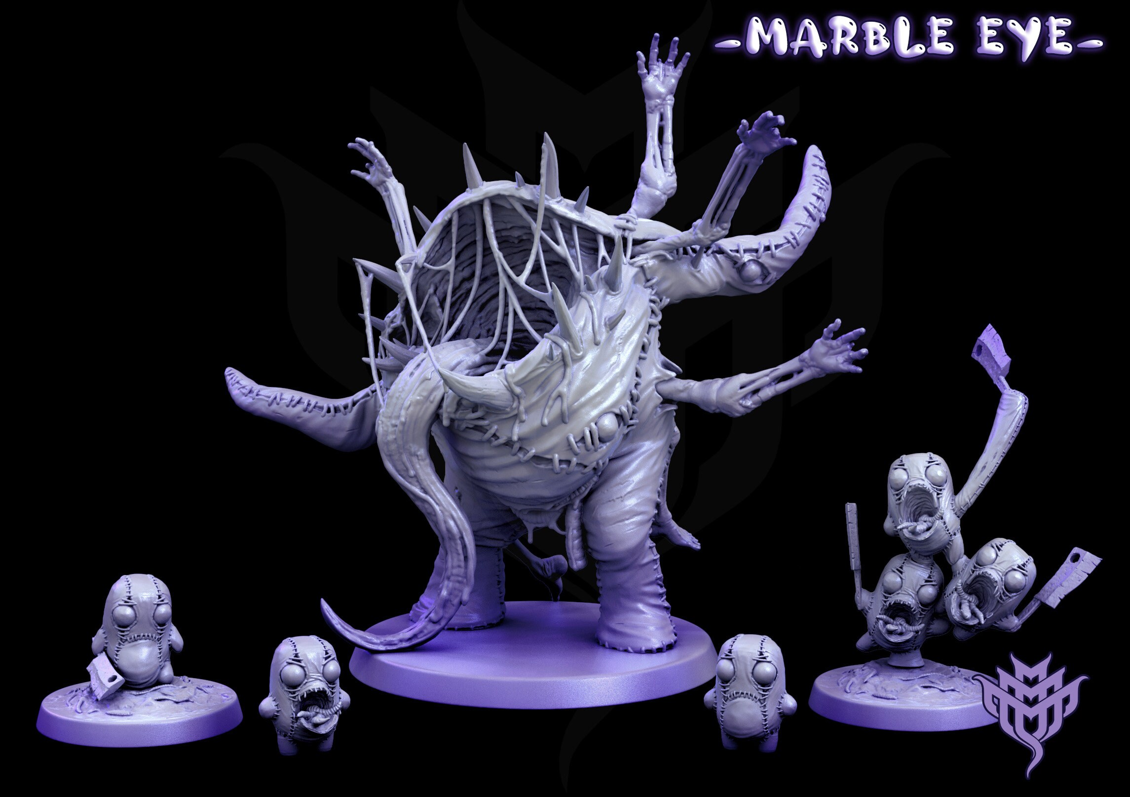 Marble Eye Miniature DND Pathfinder Tabletop RPG - Etsy