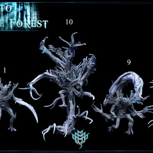 Twig Blight Miniature DND Pathfinder Tabletop RPG Vine Blight Needle ...