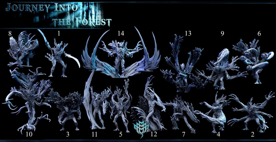 Twig Blight Miniature DND Pathfinder Tabletop RPG Vine Blight Needle ...