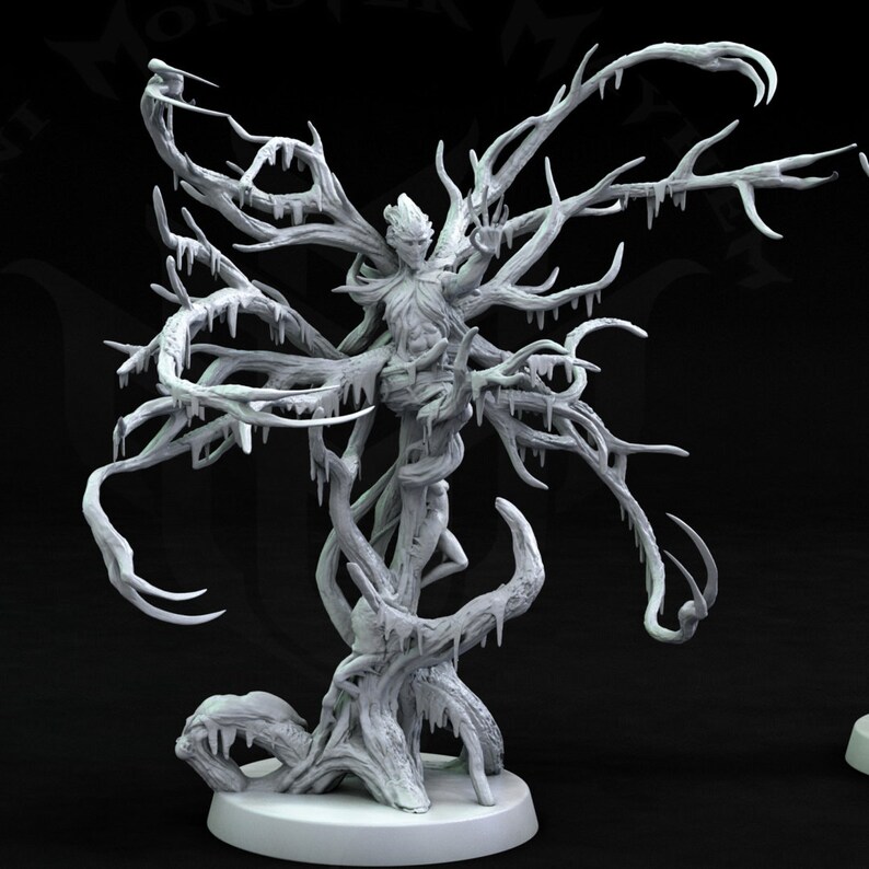 Dryad Guardian Miniature Dnd Pathfinder Tabletop Rpg Etsy