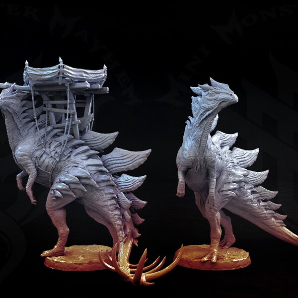 Stegosaurus Dnd Miniature - Etsy