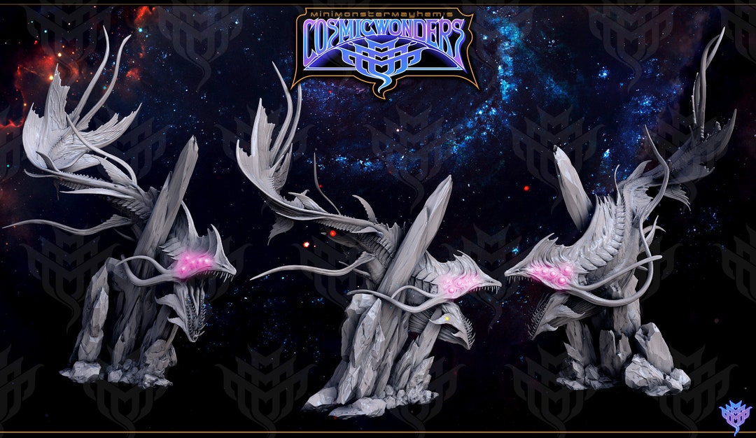 Moray of the Deep Miniature Space Eel DND Pathfinder Tabletop RPG - Etsy