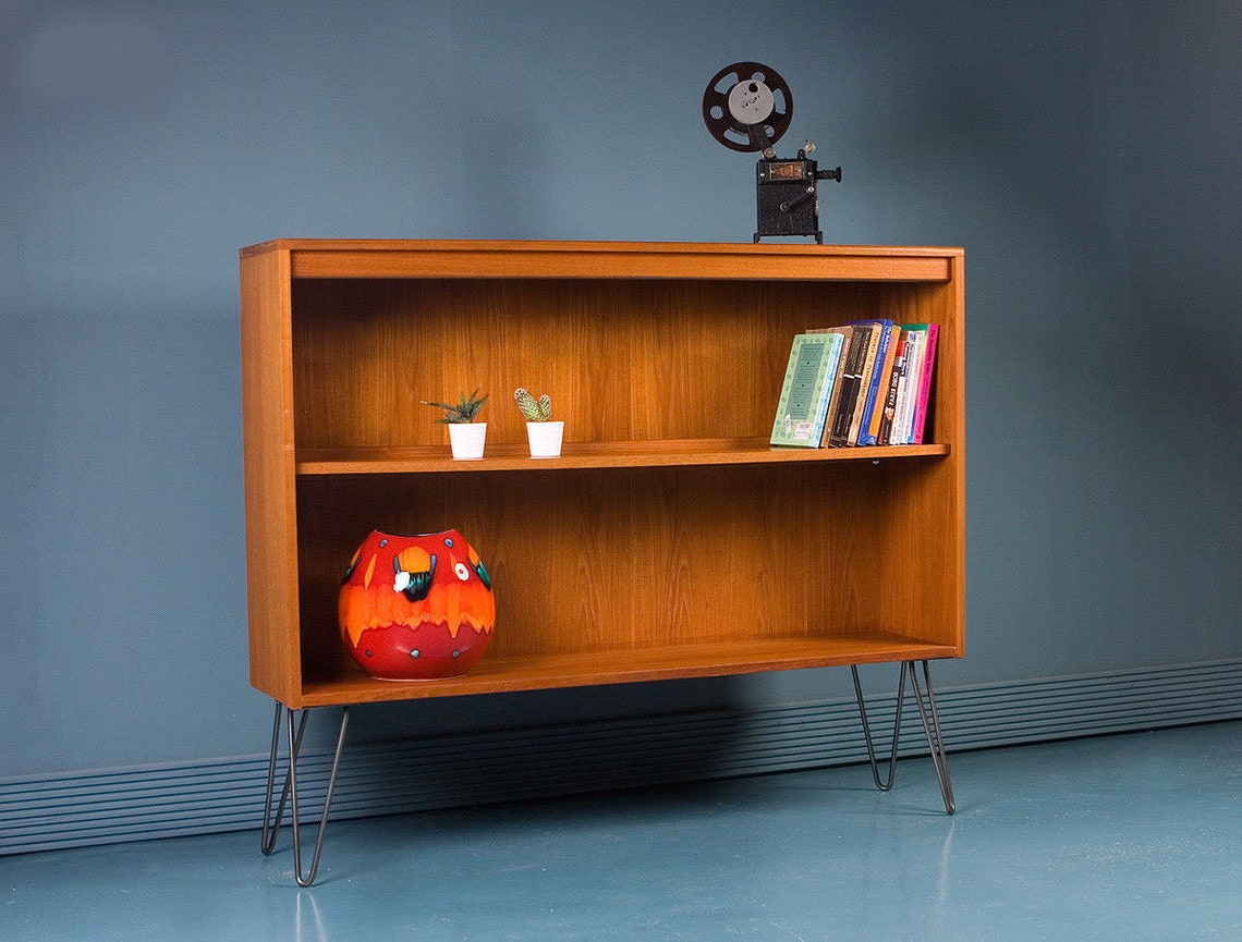 Vintage G Plan Mid Century Retro Teak Low Book Case Display | Etsy UK