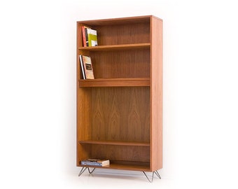 Vintage G PLAN Mid Century Retro Teak Bookcase on Hairpin Legs - Etsy