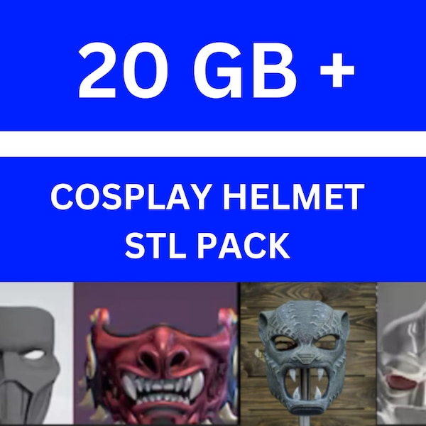 3d Printer Files Cosplay Helmets - Etsy