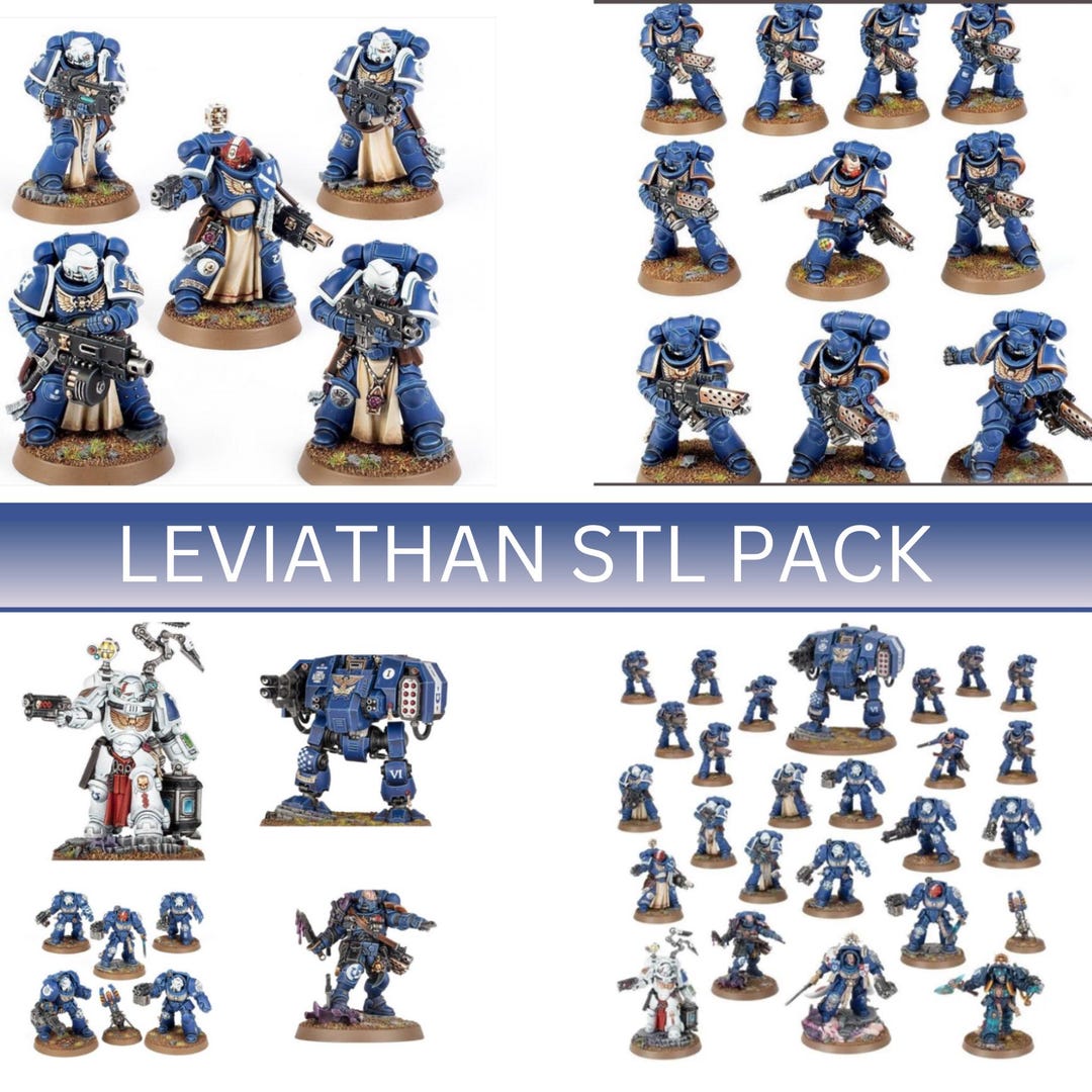 Leviathan Marine Dreadnought, 3d Pack , Apothecary Stl , Space Marines ...