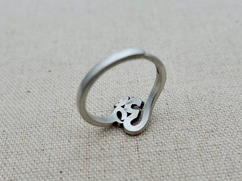 925 Sterling Silver Om Ring Protection Ring Adjust Ring - Etsy