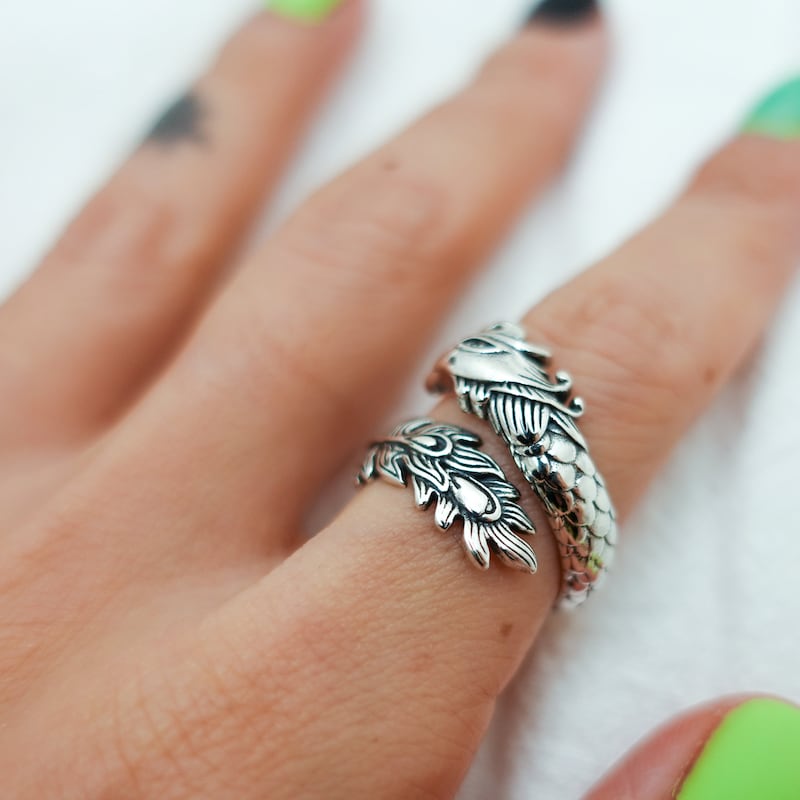 Phoenix Ring for Woman - Etsy