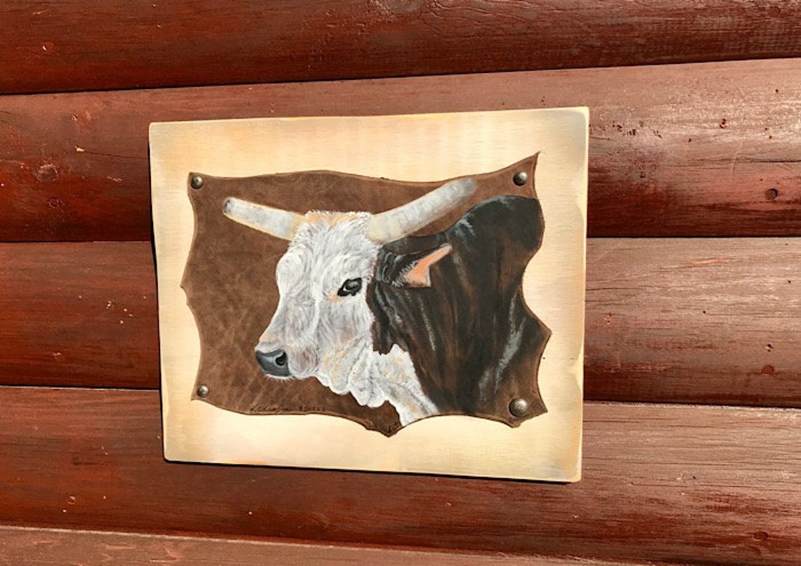 Western Art Bull Art PBR Bucking Bull Original Acrylic - Etsy