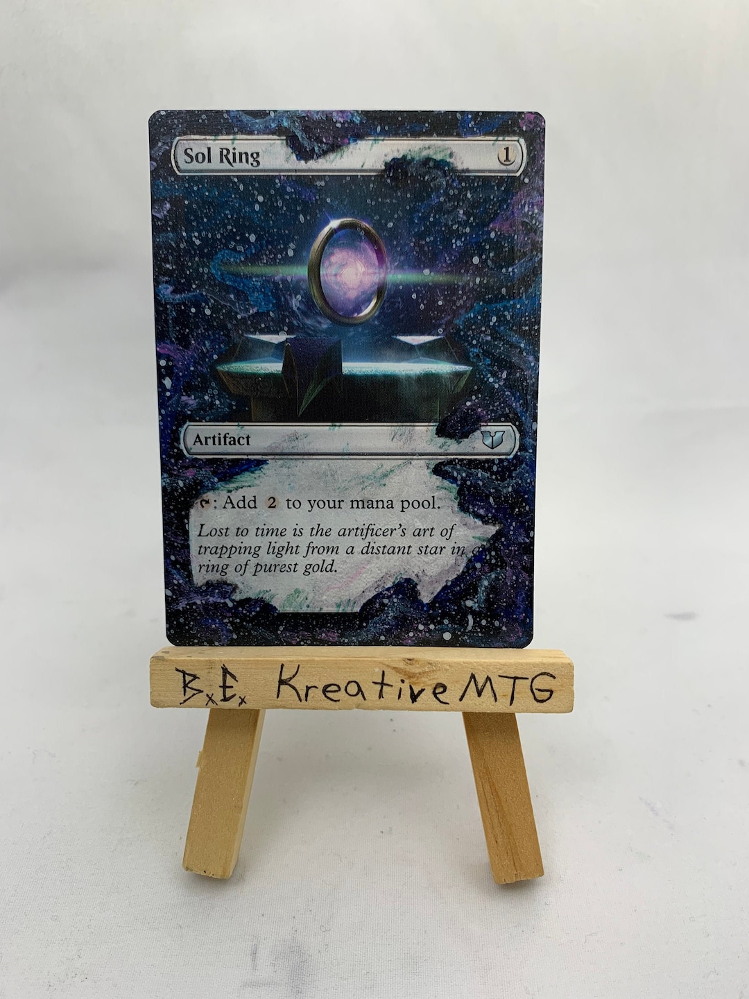 Galaxy Painted Card - Etsy