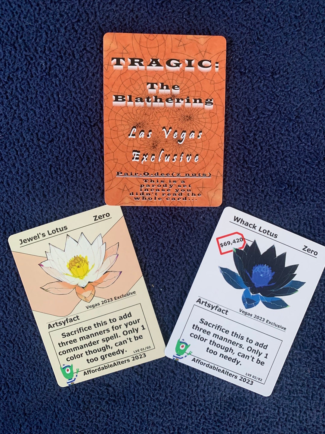 Tragic the Blathering Parody Card - Etsy