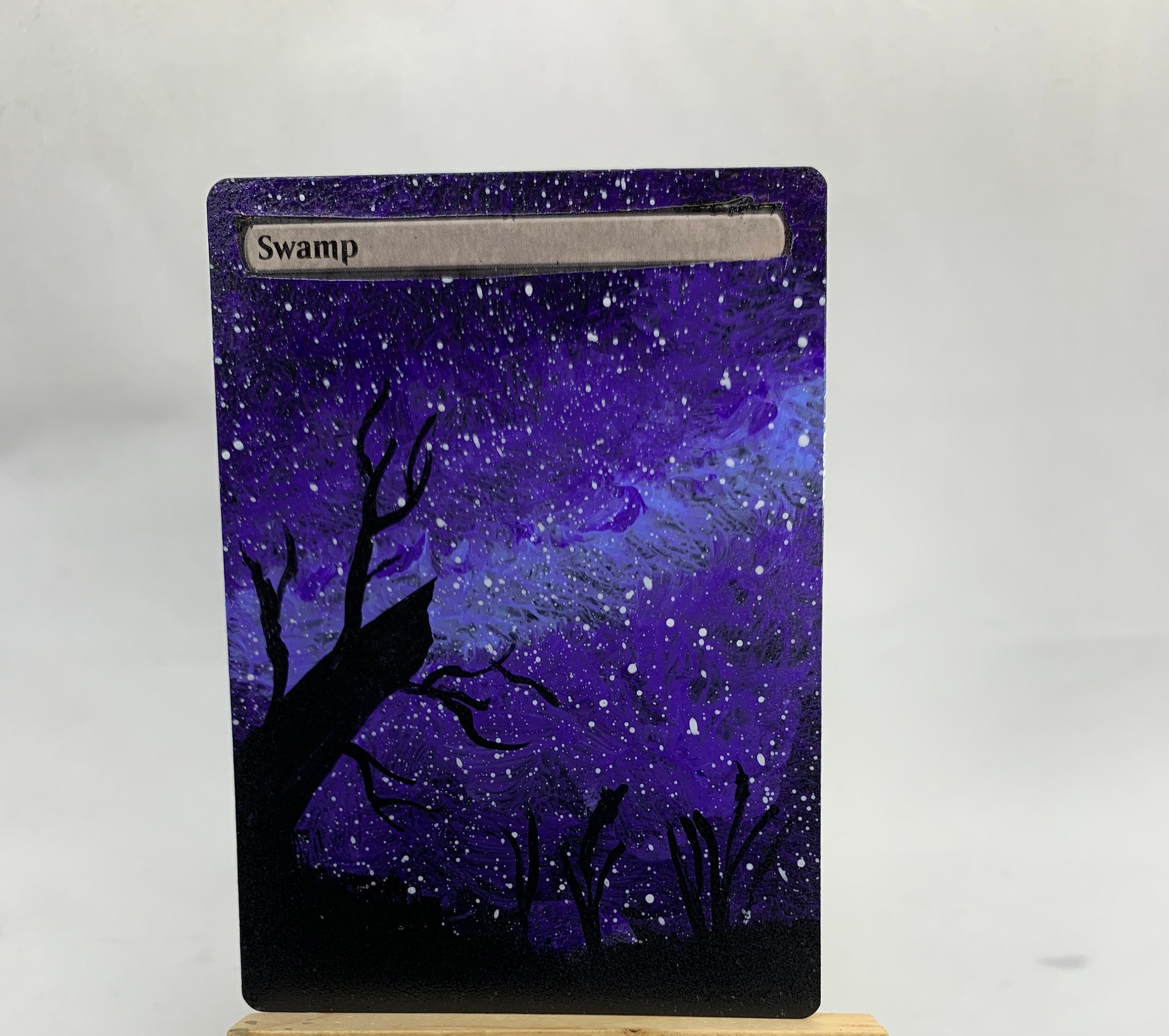 Galaxy Painted Card - Etsy