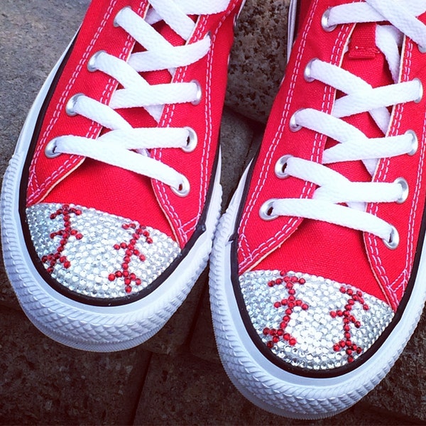 Baseball Converse - Etsy